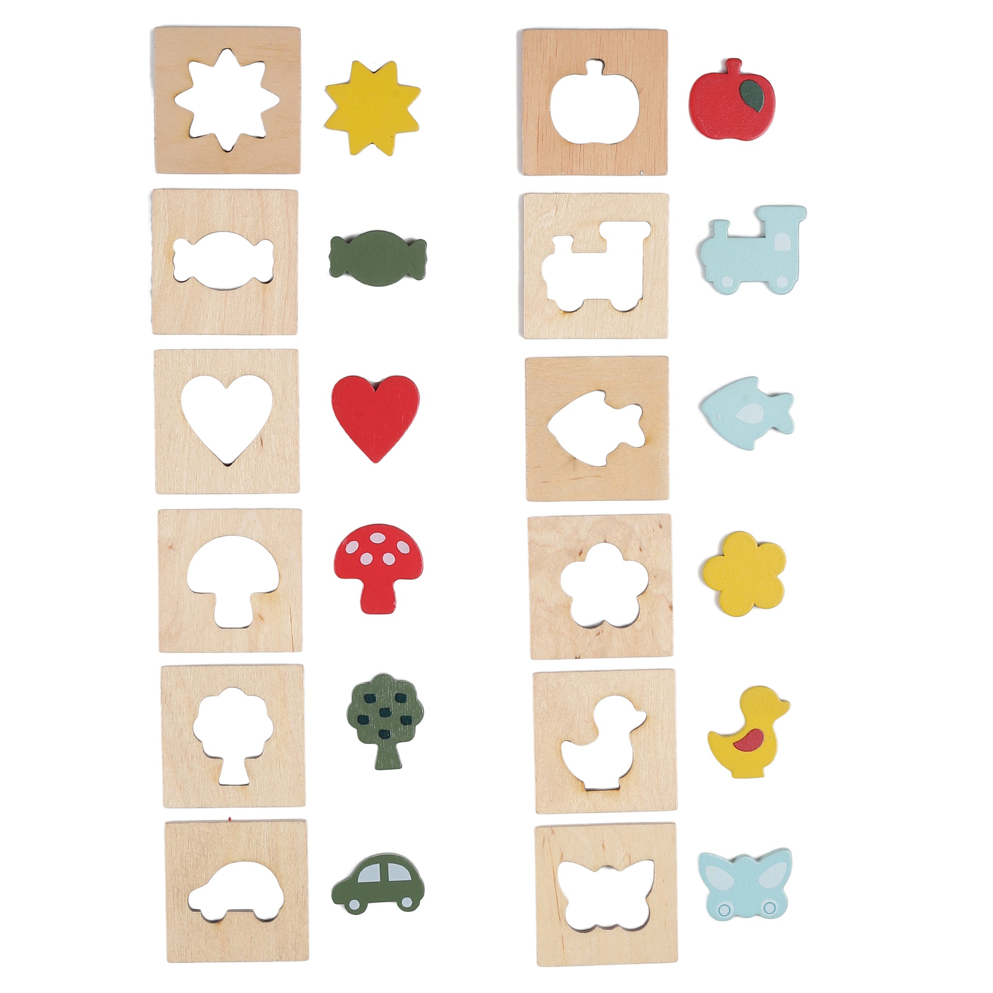 Wooden Feel and Match Sensory Memory Game – toyroom